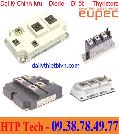 Chỉnh lưu Eupec, Diode Eupec, Đi ốt Eupec, Thyristors Eupec/Infineon ...